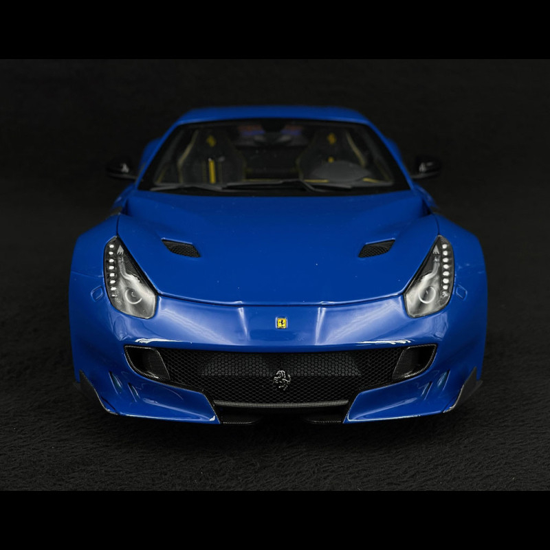 Ferrari F12 TDF 2015 Blue Azzuro Dino 1/18 BBR Models BBR182107