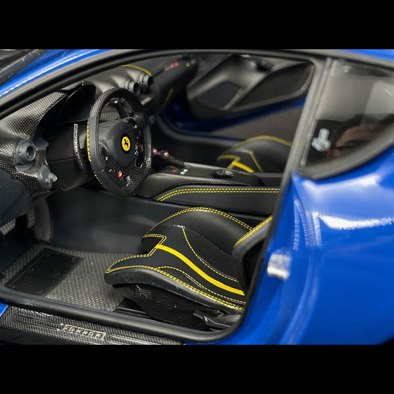 Ferrari F12 TDF 2015 Blue Azzuro Dino 1/18 BBR Models BBR182107