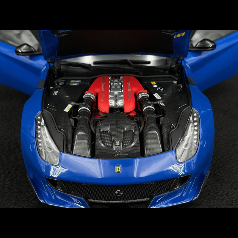 Ferrari F12 TDF 2015 Blue Azzuro Dino 1/18 BBR Models BBR182107