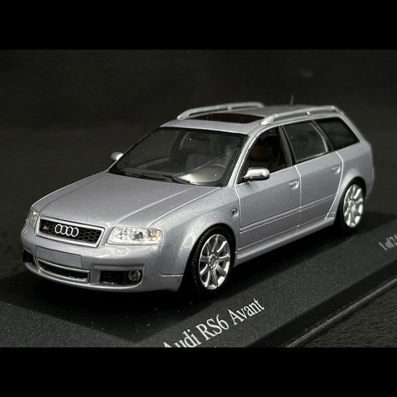 Audi RS6 Avant 2002 Avus Silver 1/43 Minichamps 400011710