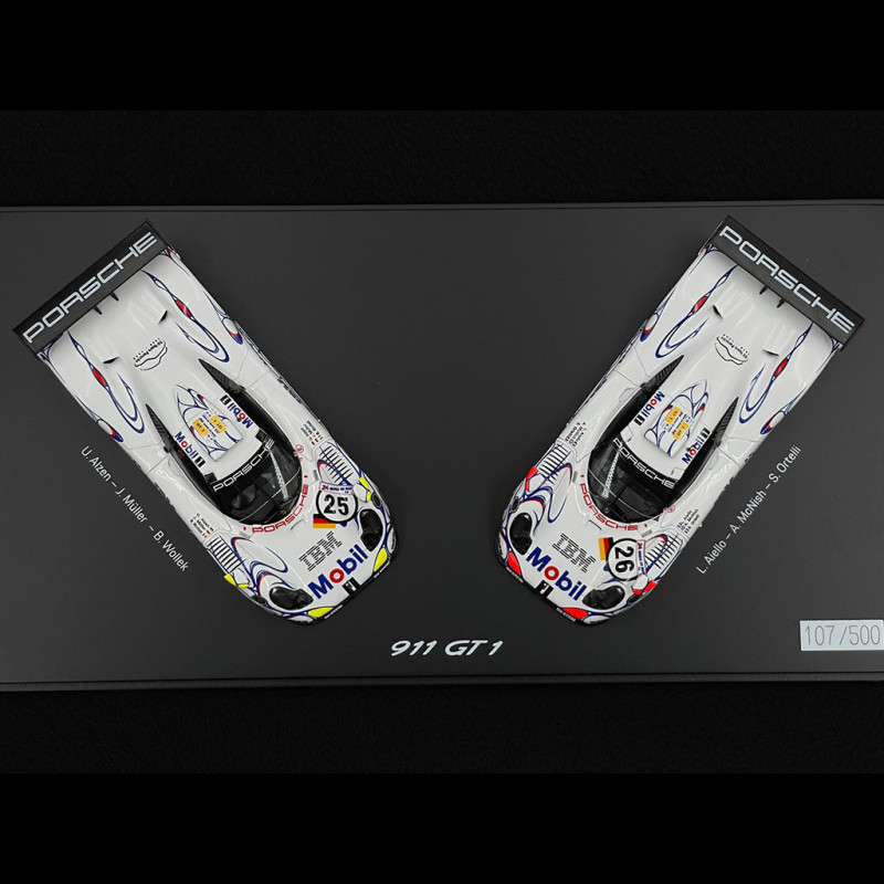 Duo Porsche 911 GT1-18 Type 996 n° 26 & n° 25 Winner & 2nd 24h Le Mans ...