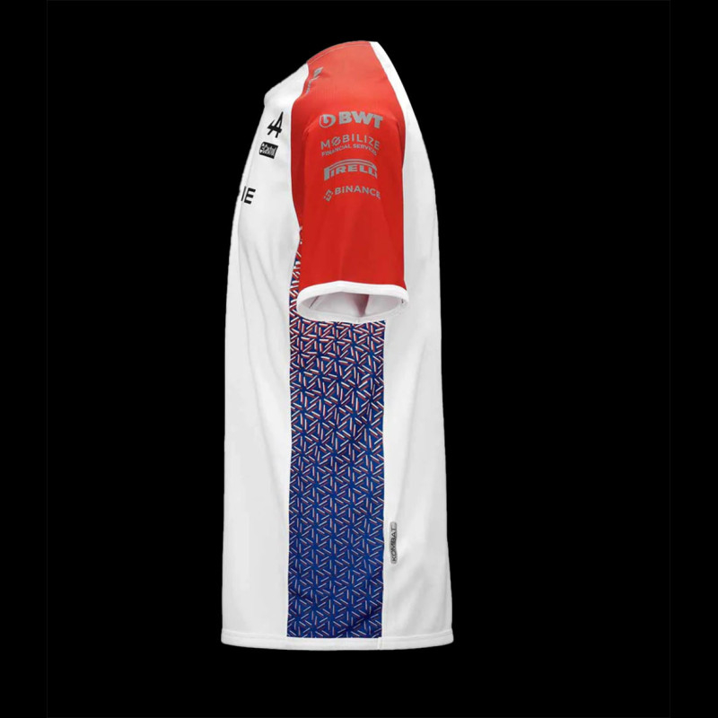 Alpine T-shirt F1 Team Ocon Gasly Kappa Blue / White / Red 381Q36W - Men