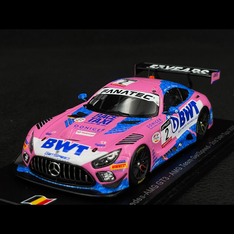 Mercedes-AMG GT3 n° 2 2nd 24h Spa 2022 Getspeed BWT 1/43 Spark SB501