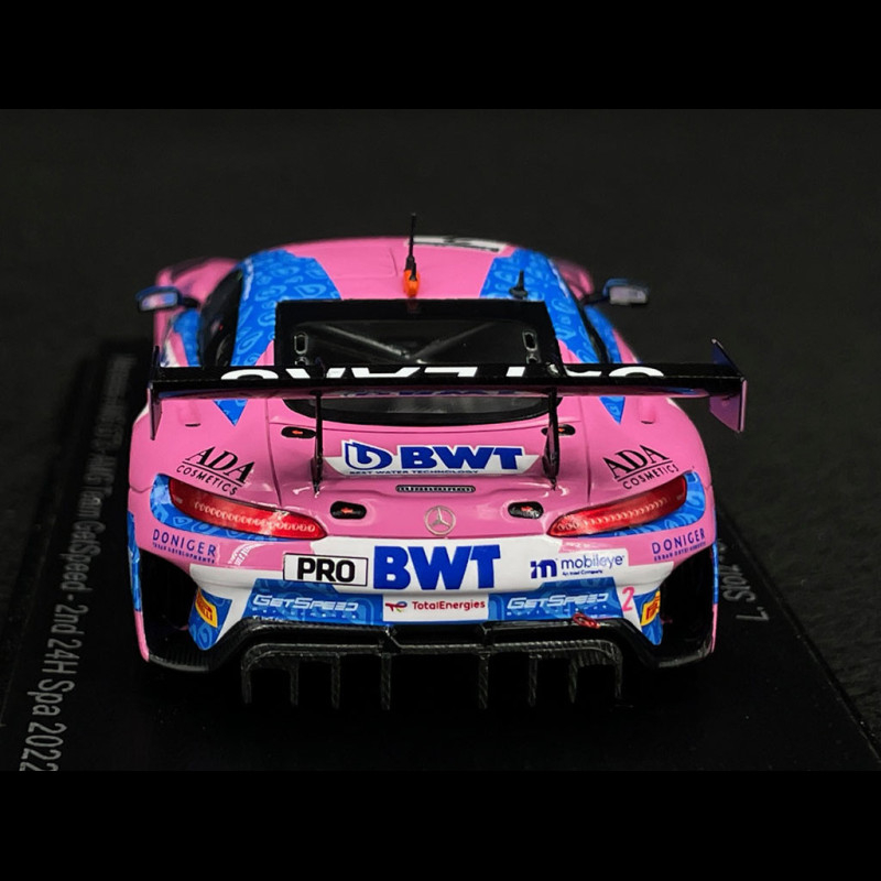 Mercedes-AMG GT3 Nr 2 Platz 2. 24h Spa 2022 Getspeed BWT 1/43 Spark SB501