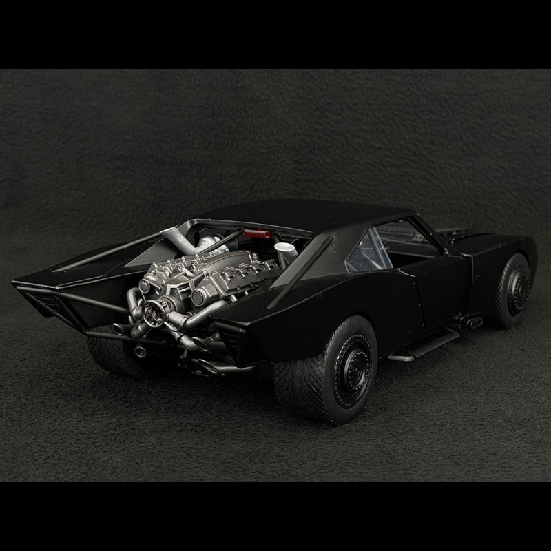 Batmobile Batman Movie The Batman 2022 with light and Figure Black 1/18 ...
