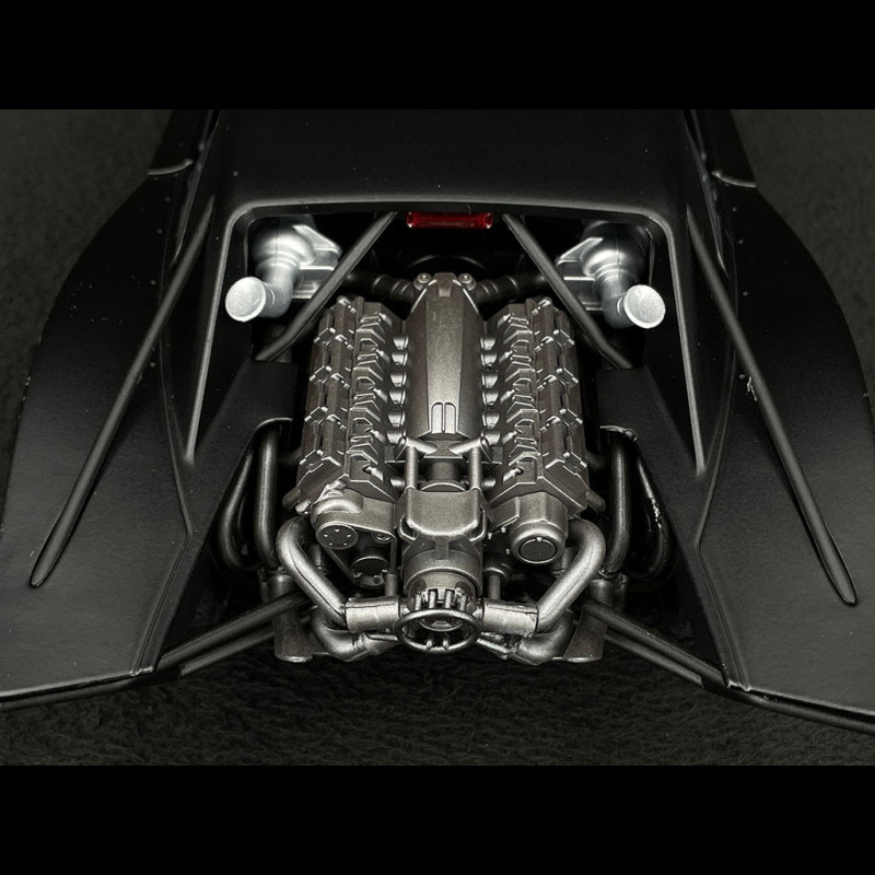 Batmobile Batman Movie The Batman 2022 with light and Figure Black 1/18 ...