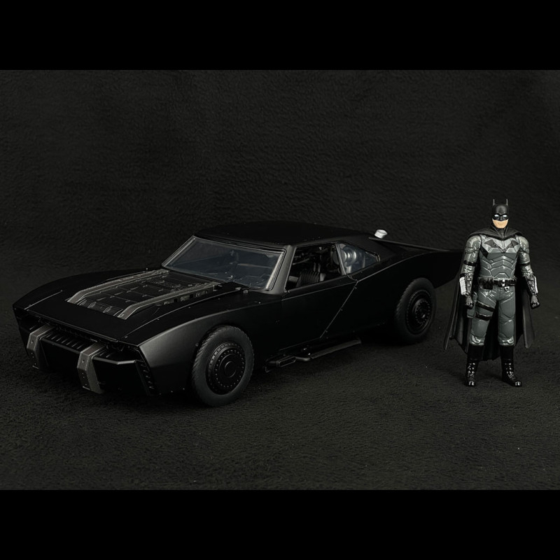 Batmobile Batman Movie The Batman 2022 with light and Figure Black 1/18 ...