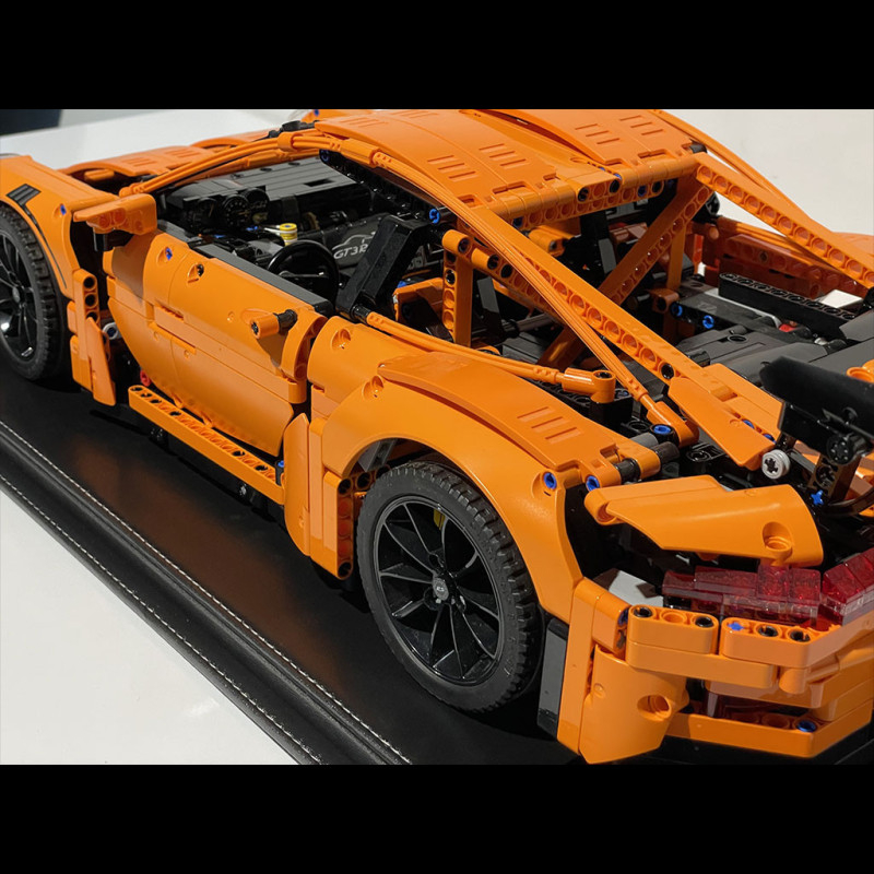 Dustproof showcase for Lego 42056 42096 42115 42083 Black leatherette ...