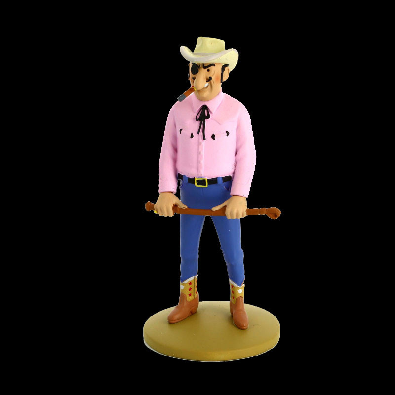 Tintin Figurine Rastapopoulos with riding crop - Flight 714 Resin 14 cm ...