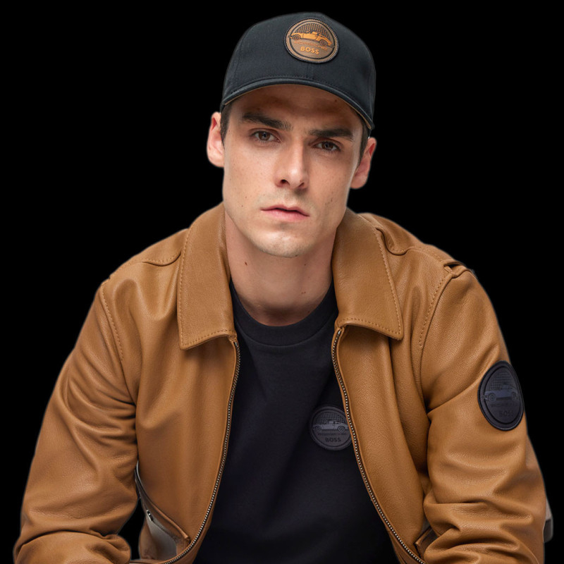 Porsche x BOSS Cap Cotton-twill Black BOSS 50498138_001