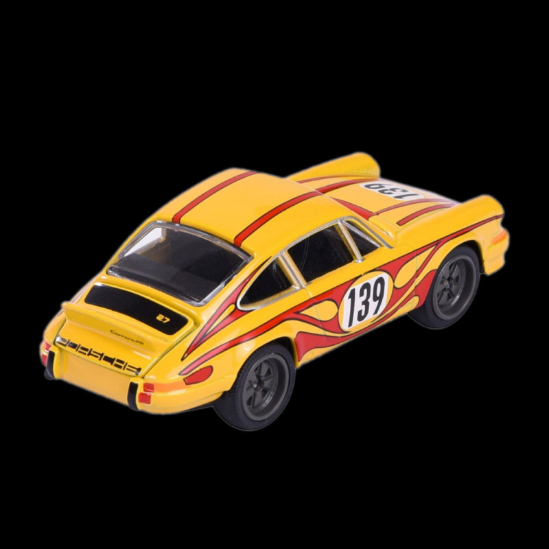 Porsche 911 Carrera RS 2.7 n° 139 Yellow / Red 1/59 Majorette 212053161