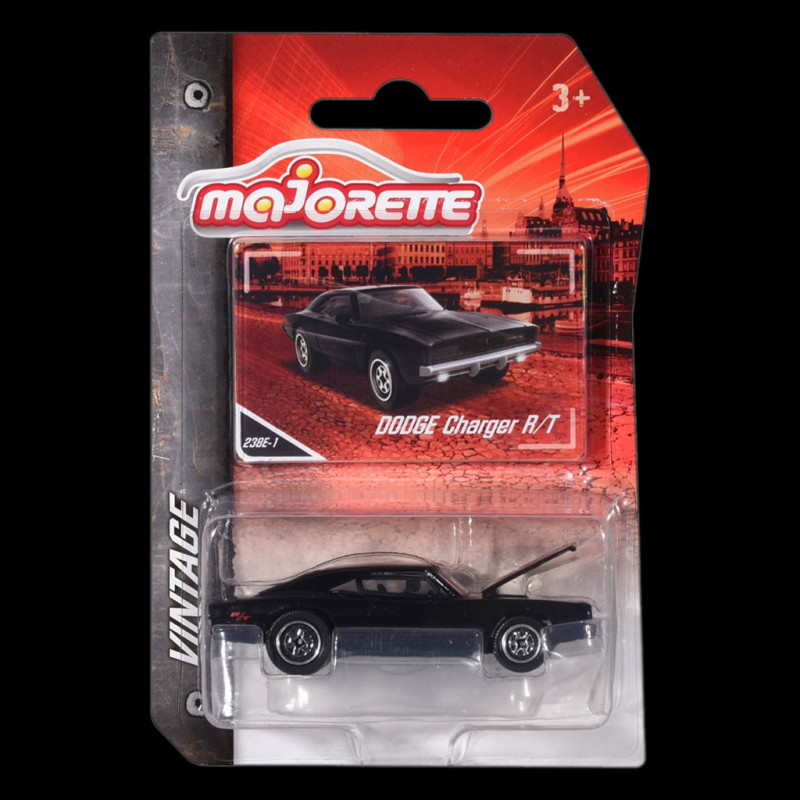 Dodge Charger R/T Noir Vintage Series 1/59 Majorette 212052010SMO