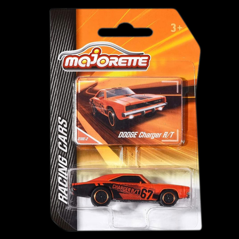 Dodge Charger R/T N° 67 Red / Black Racing Cars 1/59 Majorette 212084009SMO
