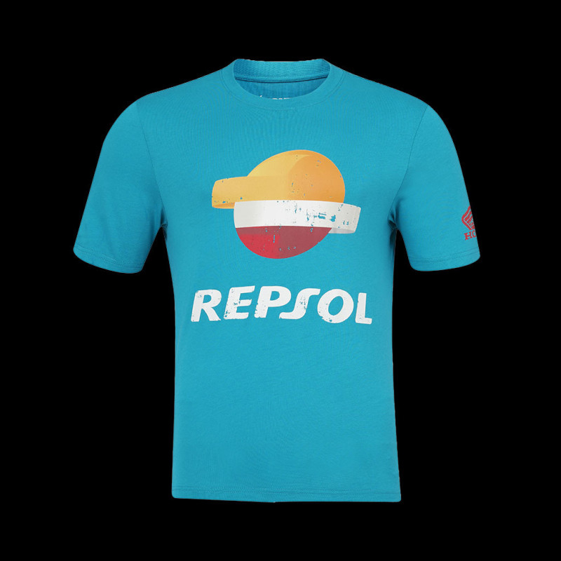 T-Shirt Honda Repsol Moto GP Bleu Ciel TU5351 - homme