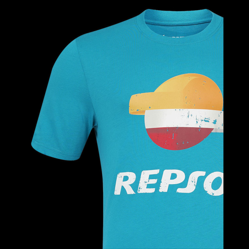 T-Shirt Honda Repsol Moto GP Bleu Ciel TU5351 - homme