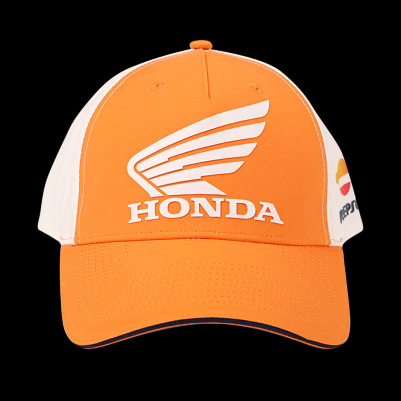 Honda Cap Repsol HRC Moto GP Orange / Weiß TU5382-030 - Unisex