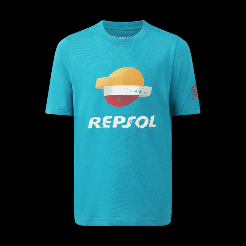 Honda T-Shirt Repsol Moto GP Marquez Mir Sky Blue TJ5351 - kids