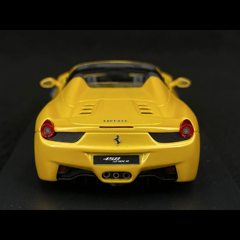 Ferrari 458 Spider 2012 Yellow Giallo Tristrato 1/43 LookSmart LS393C