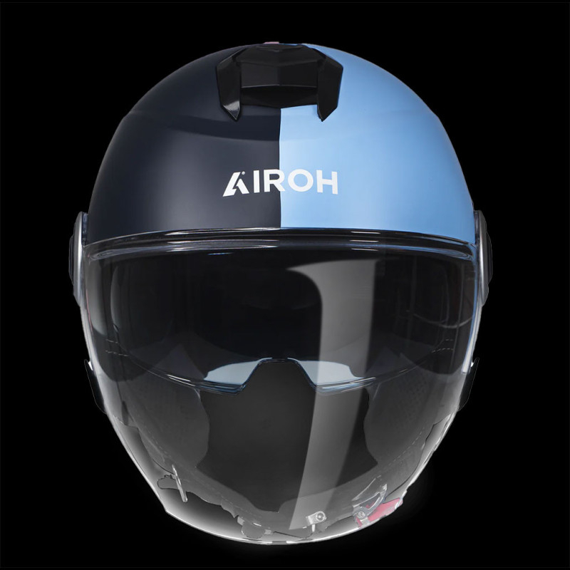 Eden Park Helmet Airoh Blue / Pink Motorbike Helmet H23AHTCQ0002