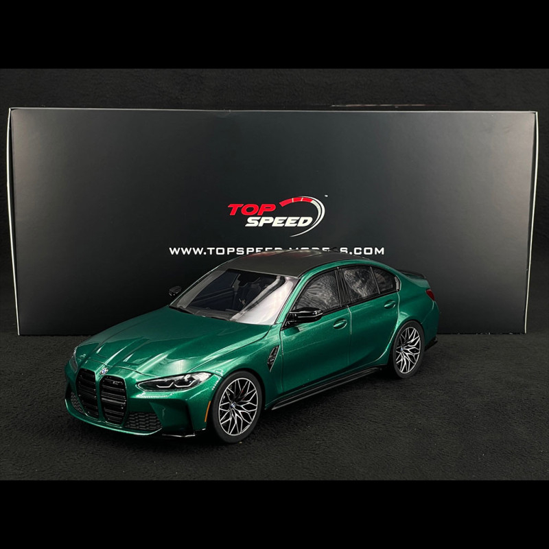 BMW M3 Competition 2021 Vert Isle of Man 1/18 Top Speed TS0396