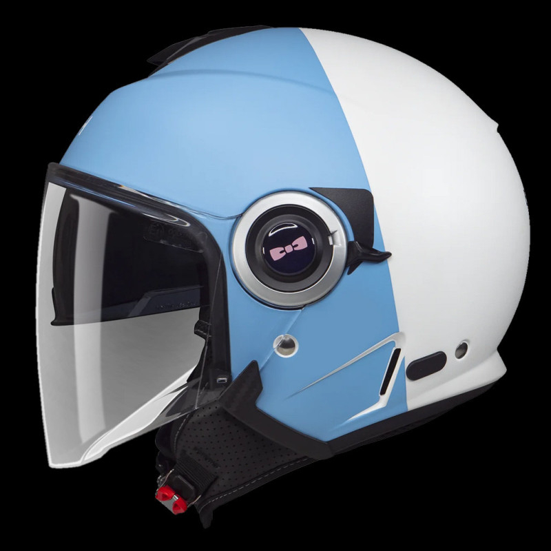 Eden Park Helmet Airoh Blue / Pink Motorbike Helmet H23AHTCQ0002