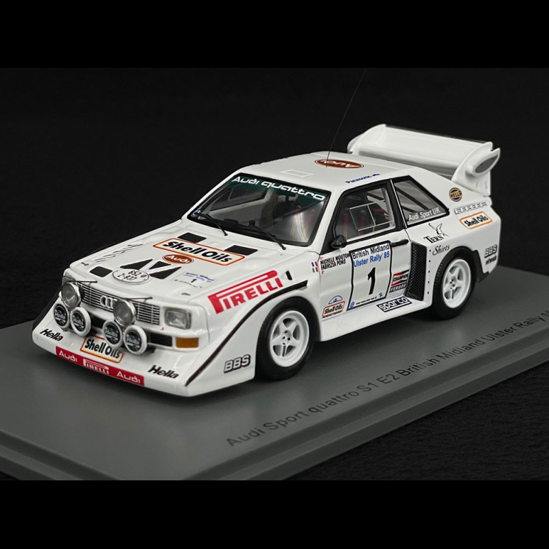 Audi Sport Quattro S1 E2 n° 1 British Midland Ulster Rallye 1985 1/43 ...
