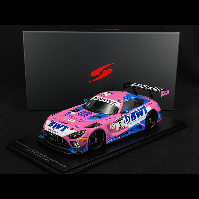 Mercedes-Benz AMG GT3 n° 2 2ème 24h Spa 2022 Getspeed BWT 1/18 Spark ...