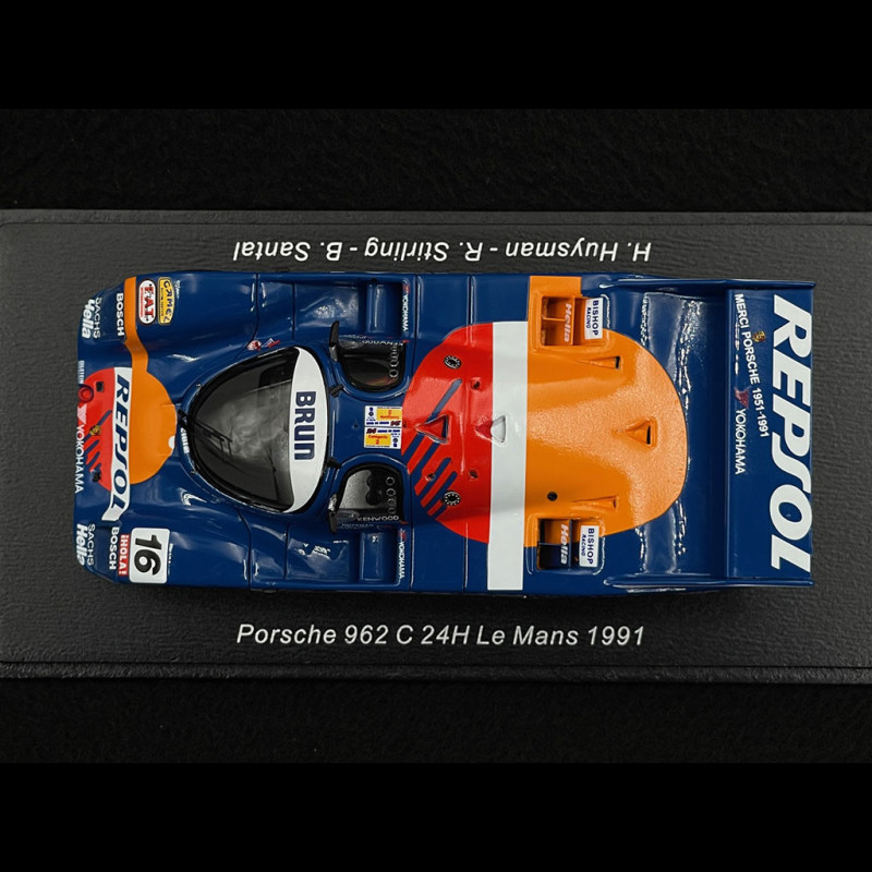 Porsche 962 C n° 16 24h Le Mans 1991 Repsol 1/43 Spark S9886