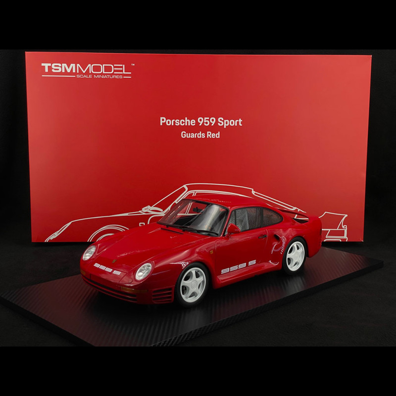 Porsche 959 Sport 1987 Indischrot 1/12 TrueScale TSM120010