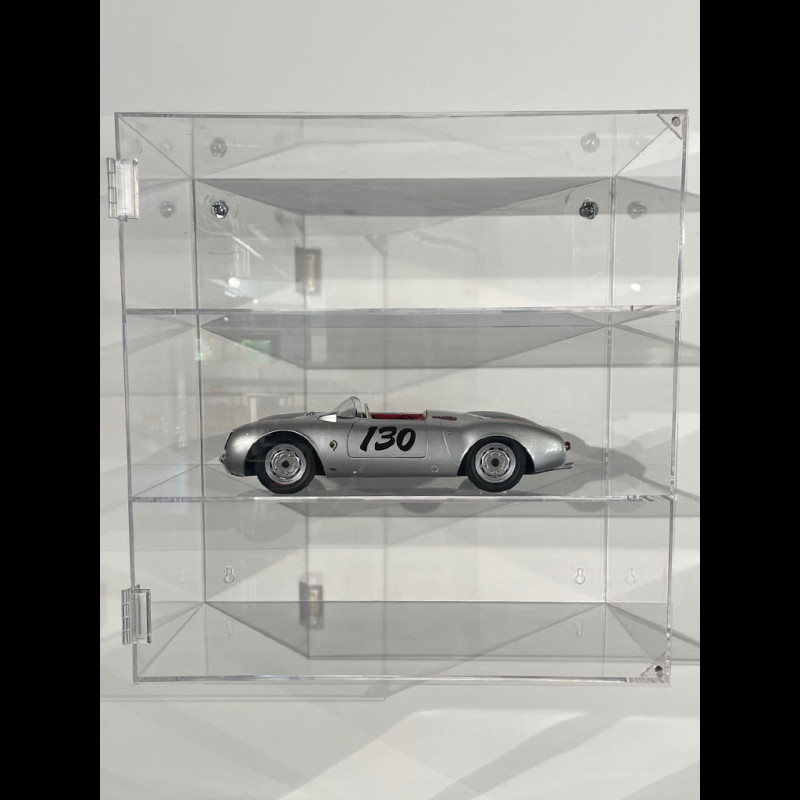 Wall Display Case for Diecast 3 Models Spark / Minichamps / Schuco 1/12 ...