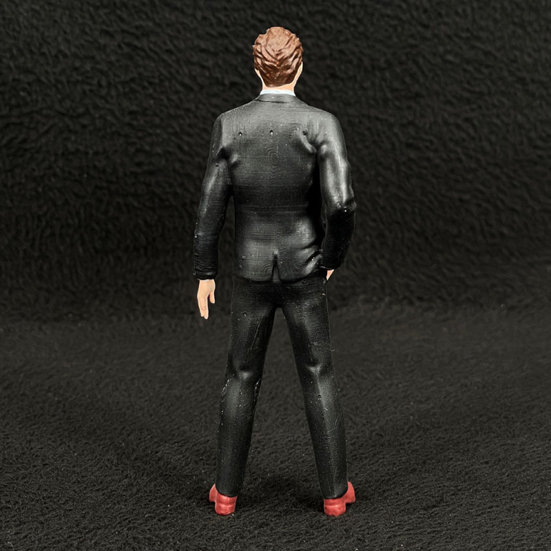 Figurine man in suit Race circuit manager Diorama 1/18 Premium 18006