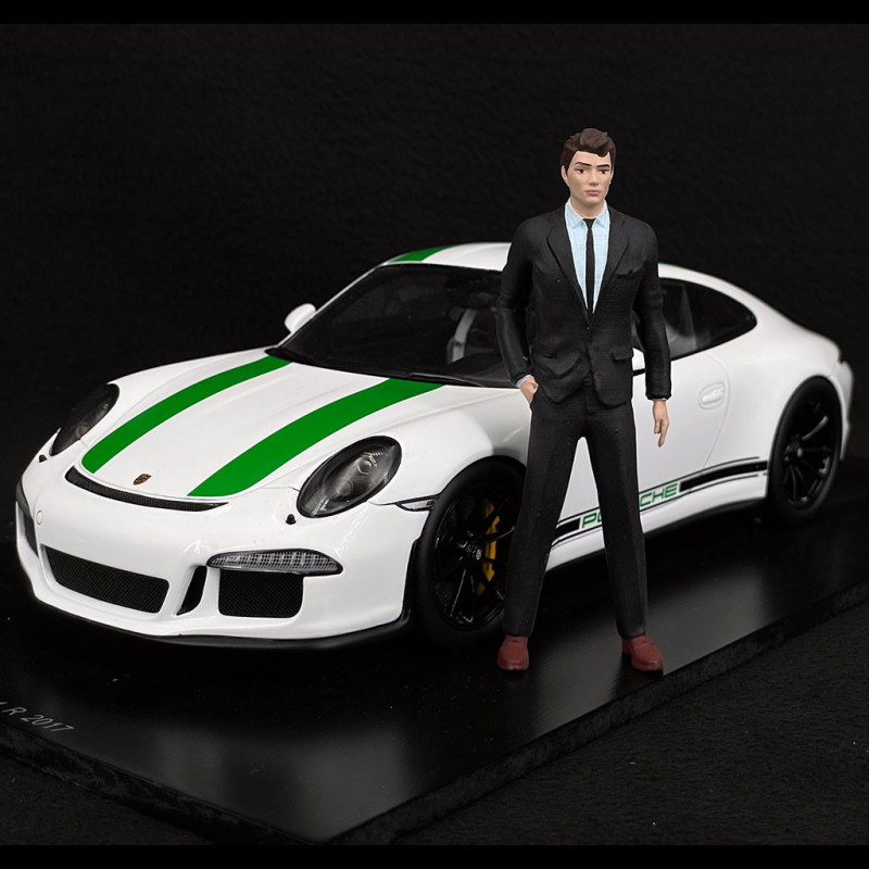 Figurine man in suit Race circuit manager Diorama 1/18 Premium 18006