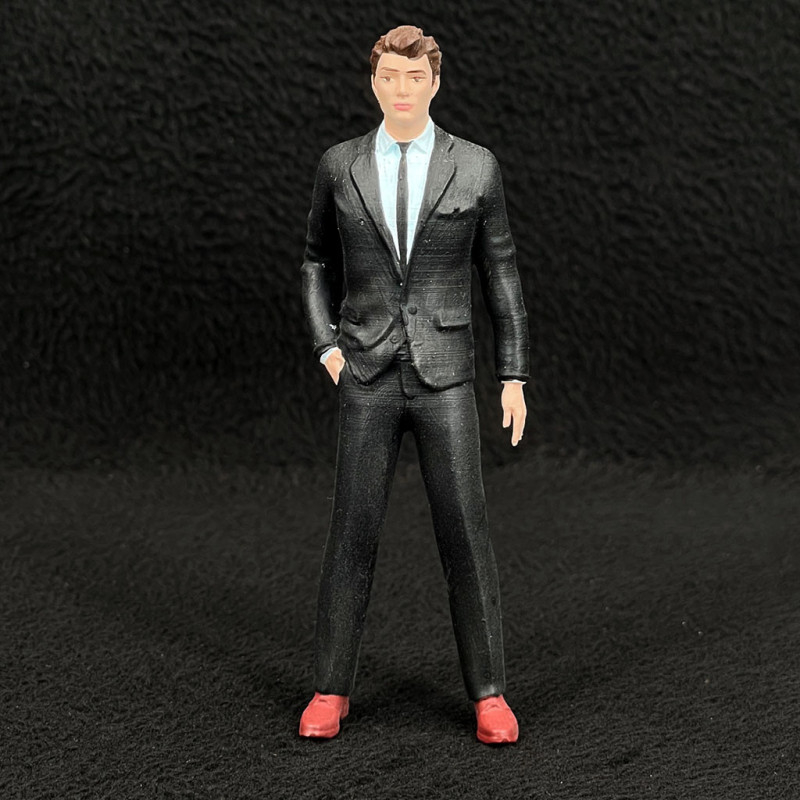 Figurine man in suit Race circuit manager Diorama 1/18 Premium 18006