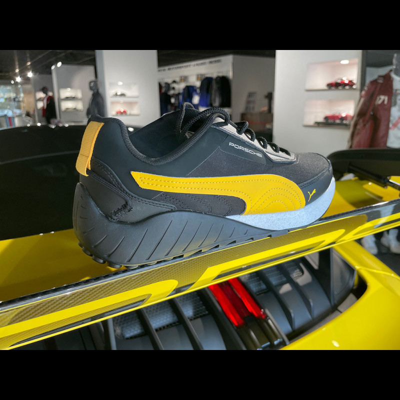 Chaussure Porsche 911 Turbo 3.0 Speedfusion Puma Sneaker Noir / Jaune ...