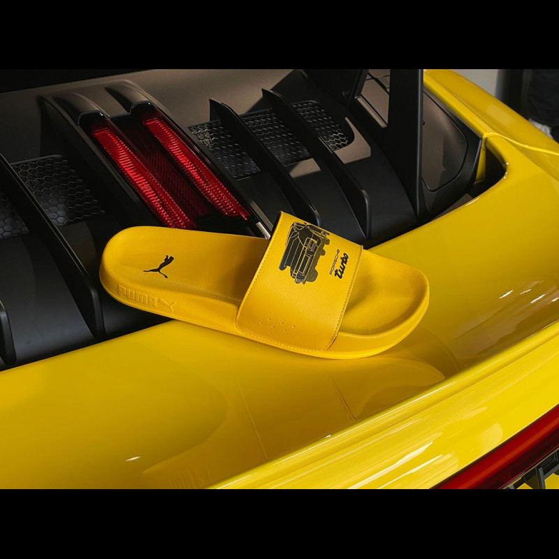 Porsche Sandals Turbo Puma Leadcat 2.0 Flip Flop Yellow 307568-02 - Unisex