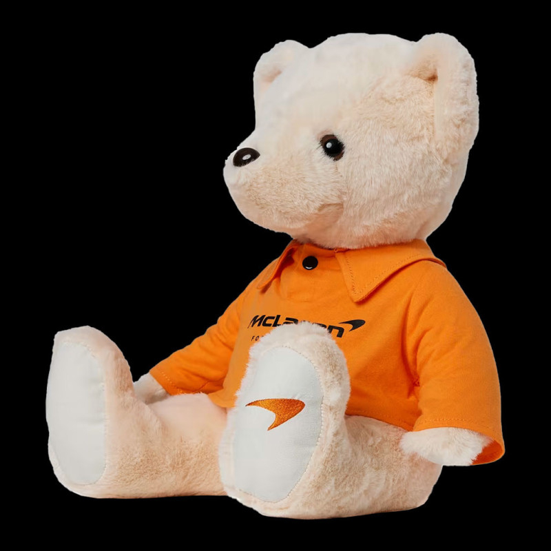 McLaren Teddy Bear Finborough F1 Mascot Norris Piastri Papaya Orange