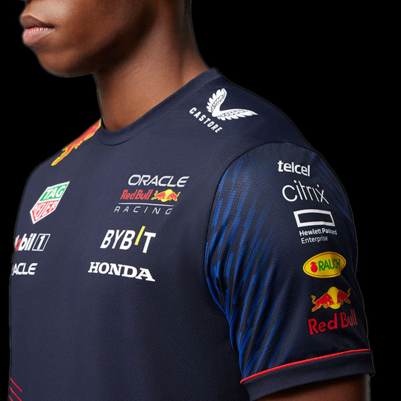 Red Bull Racing T-shirt F1 Grand Prix Verstappen Night blue TM2644 - Men