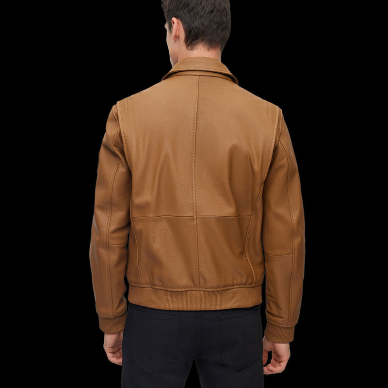 Duo Porsche x BOSS Jacket Goat Leather + Porsche x BOSS Jeans Tapered ...