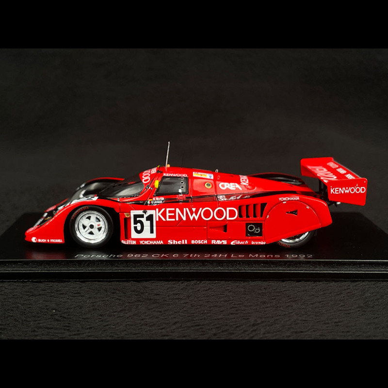 Porsche 962 CK6 Nr 51 Platz 7. 24h Le Mans 1992 Kremer Racing 1/43 ...