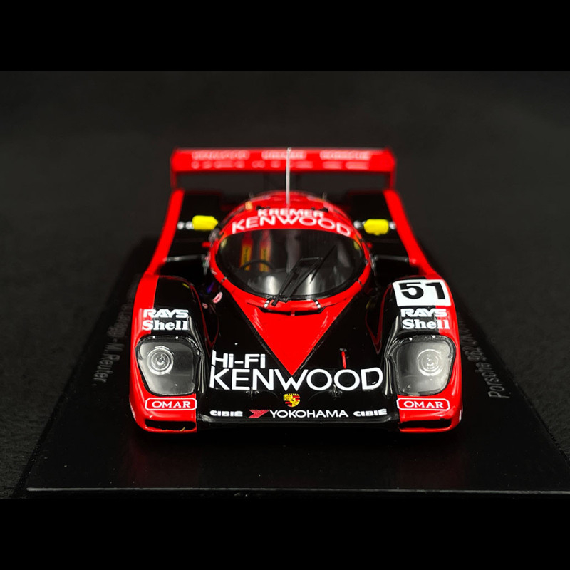 Porsche 962 CK6 n° 51 7ème 24h Le Mans 1992 Kremer Racing 1/43 Spark S9891