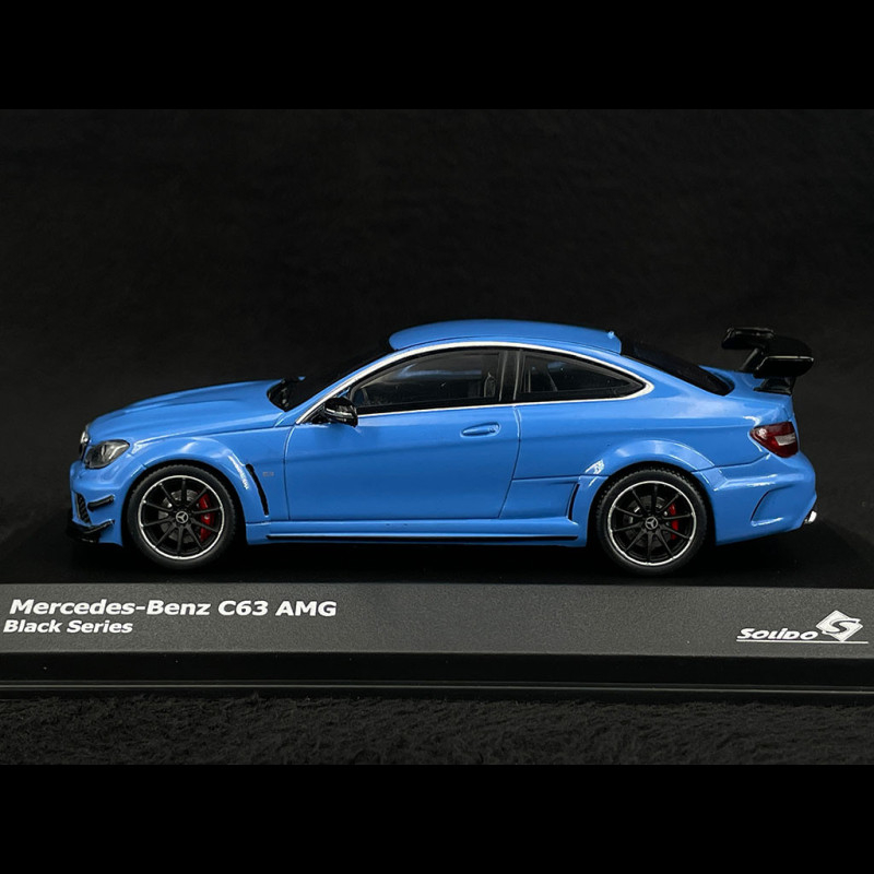 Mercedes AMG C63 Black Series Coupé 2012 Blue 1/43 Solido S4311607