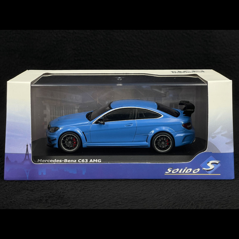 Mercedes AMG C63 Black Series Coupé 2012 Blue 1/43 Solido S4311607