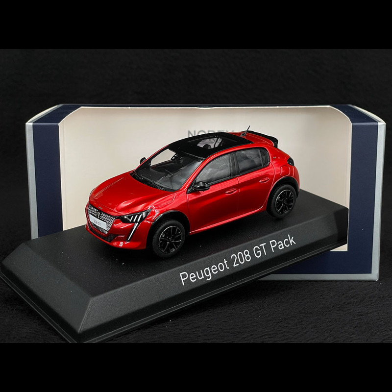 Peugeot 208 GT Pack 2022 Rouge Elixir 1/43 Norev 472836