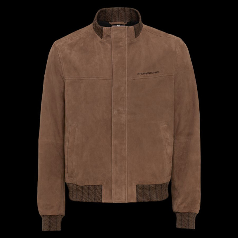 Porsche Suede Jacket 911 60Y Brown Jacket WAP414R60Y - man