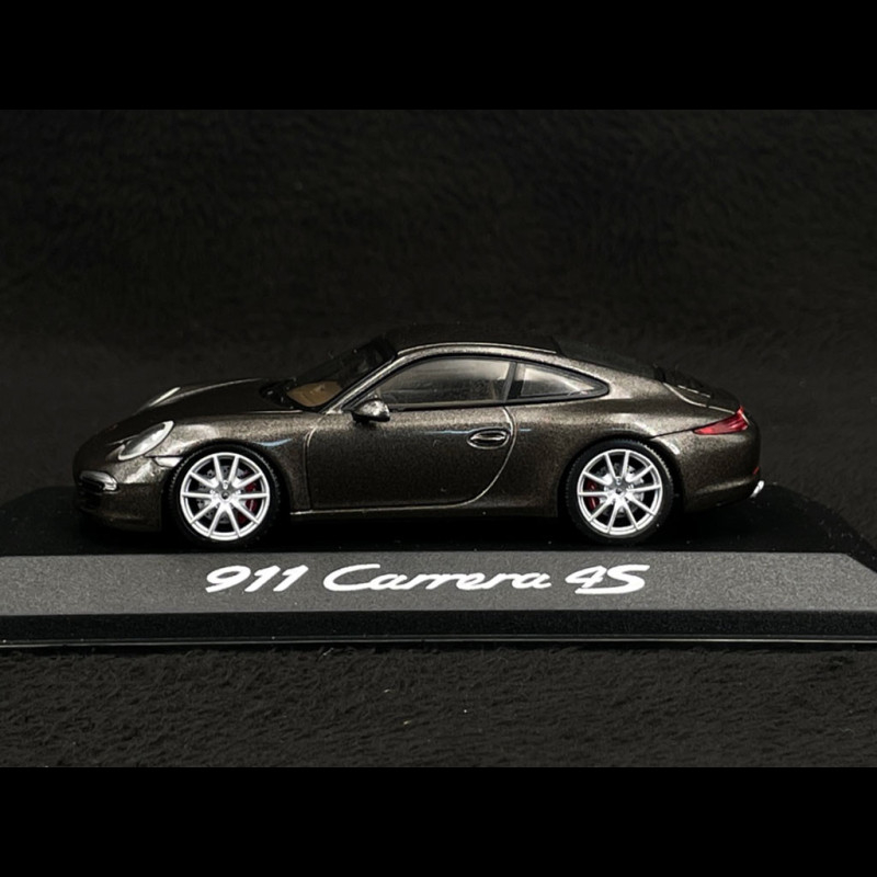 Porsche 911 Carrera 4S Type 991 2012 Anthracite Brown Metallic 1/43 ...