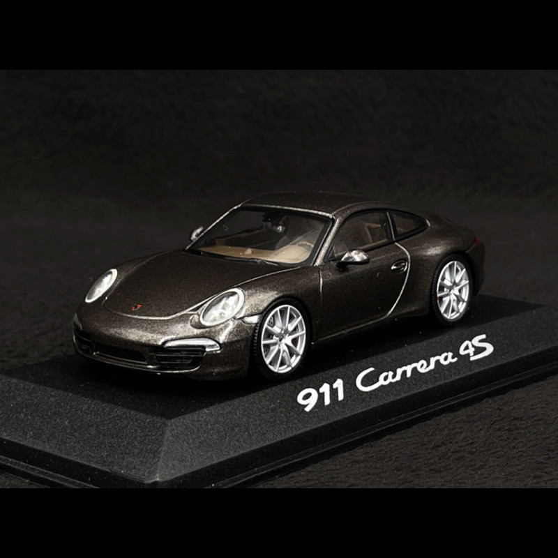 Porsche 911 Carrera 4S Type 991 2012 Anthracite Brown Metallic 1/43 ...