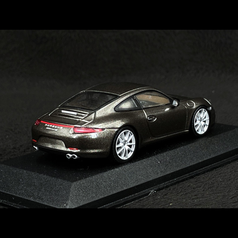 Porsche 911 Carrera 4S Type 991 2012 Anthracite Brown Metallic 1/43 ...