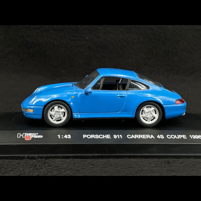 Porsche 911 Carrera 4S Type 993 1996 Riviera blue 1/43 HighSpeed HF9238S