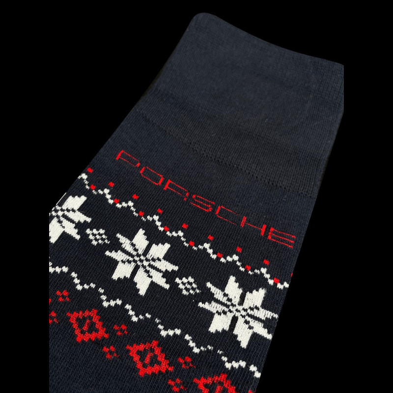 Porsche Socks 3 pairs Christmas Design Red / Black / Navy Blue ...