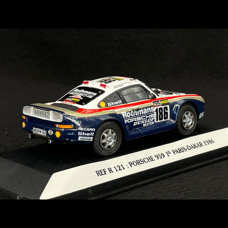 Porsche 959 n° 186 Winner Paris-Dakar 1986 Rothmans 1/43 Starter R121